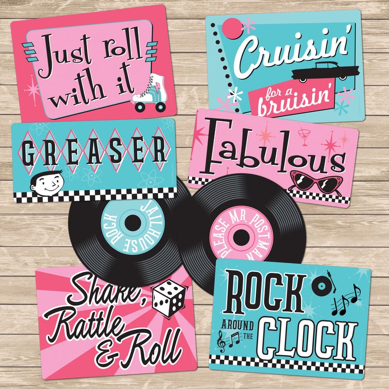 Retro Photo Props - Etsy