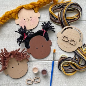 MAKE A FACE - Self-portrait Craft Kit - Diversity Lesson for Kids ...