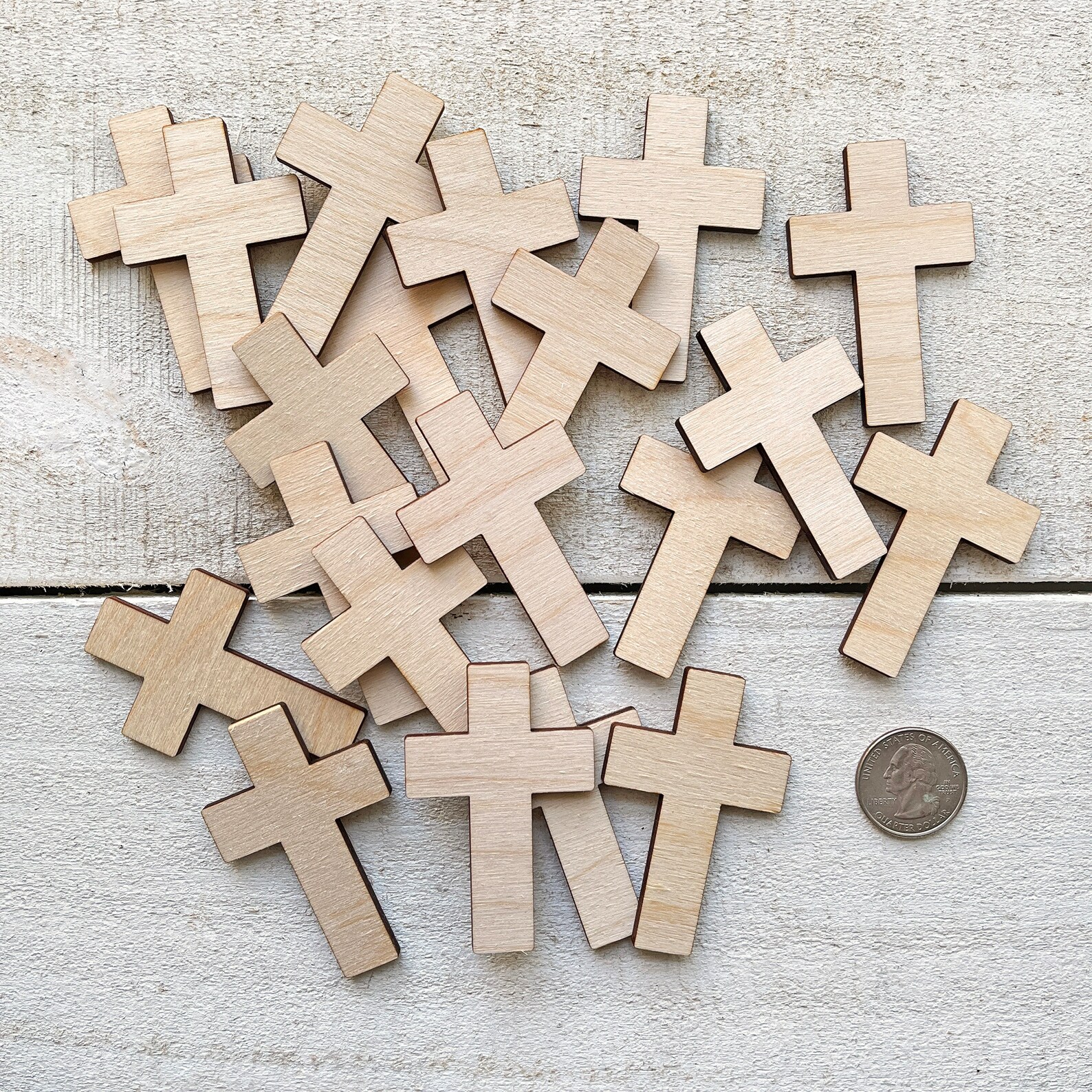 Bulk Wooden Cross Craft Pieces - Blank Wood Easter Project for Kids ...