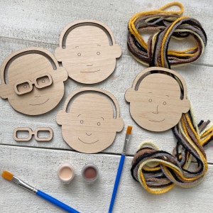 MAKE A FACE - Self-portrait Craft Kit - Diversity Lesson for Kids ...