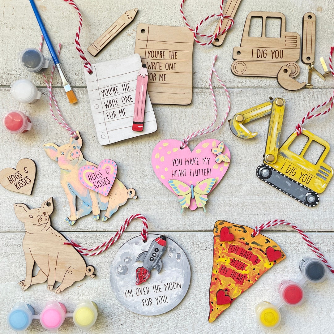 Valentine Ornament Kits for Kids and Adults - MANY Designs - Complete ...