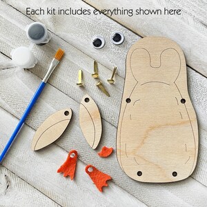 Arctic Penguin Party Craft Kit - Paint and Materials Included - Etsy