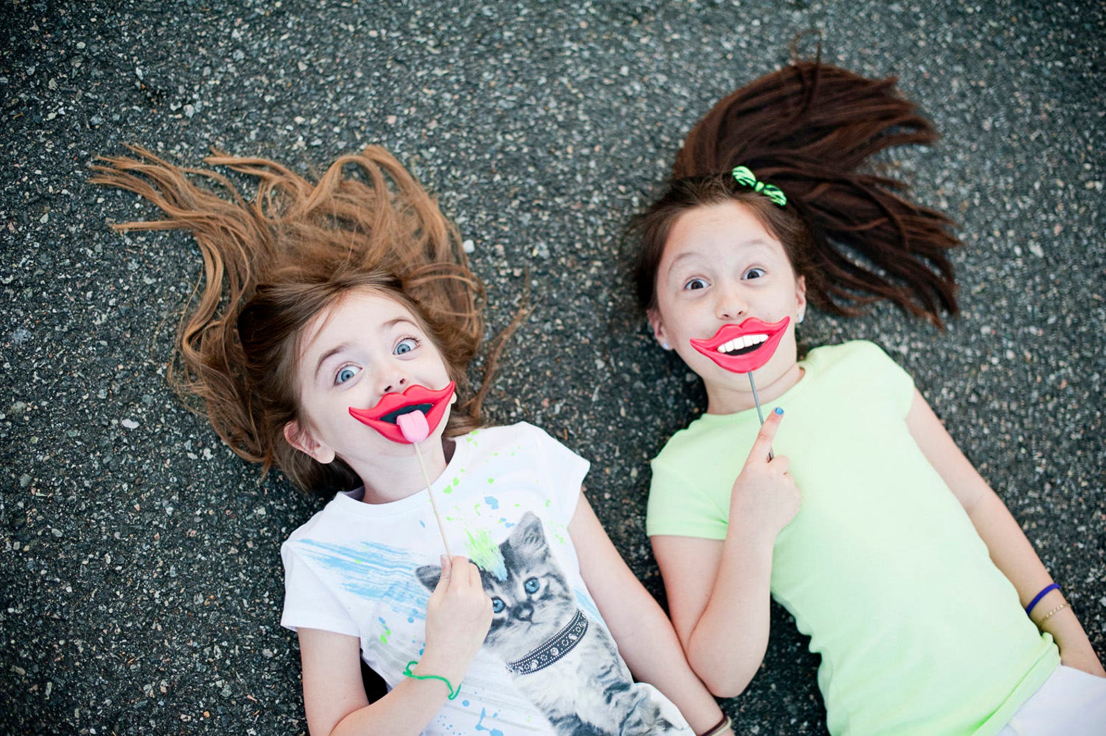 Photo Booth Prop the Cachinnate Pink or Red Smile With - Etsy