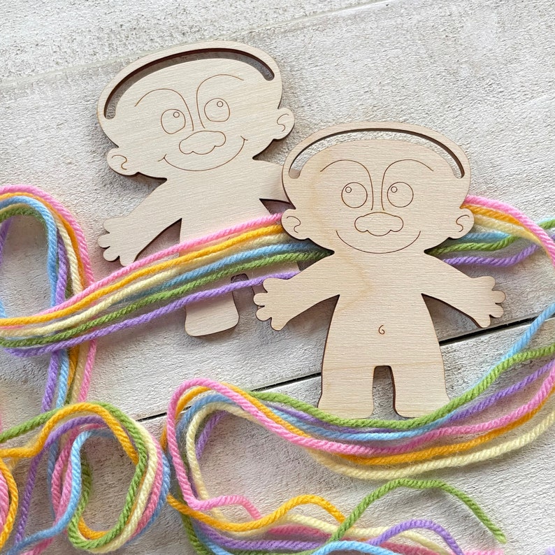 Rainbow Trolls Kid Craft Yarn & Instructions Included - Etsy