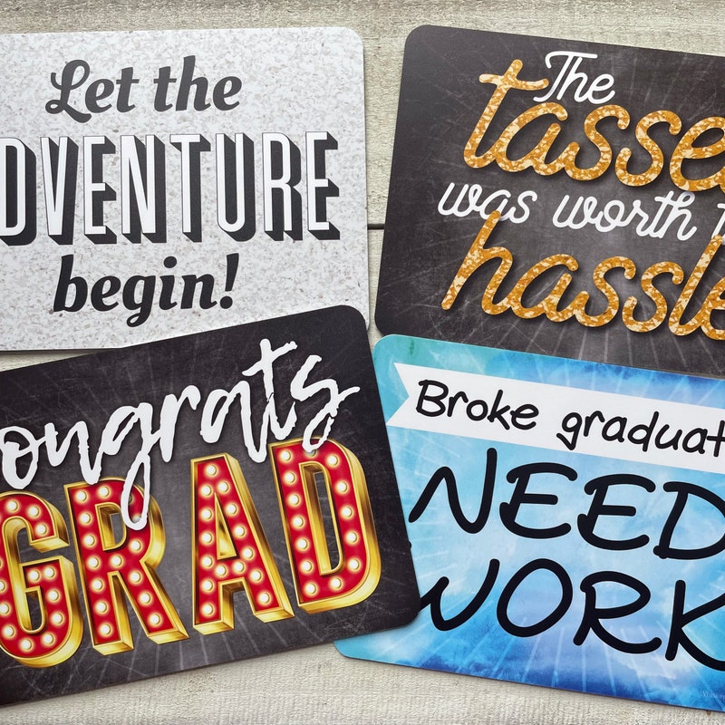 Graduation Photo Booth Props - Etsy