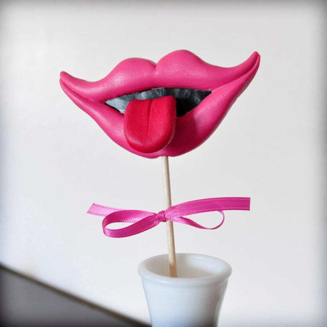 Plastic Photo Booth Prop the Tease Choose RED or PINK | Etsy