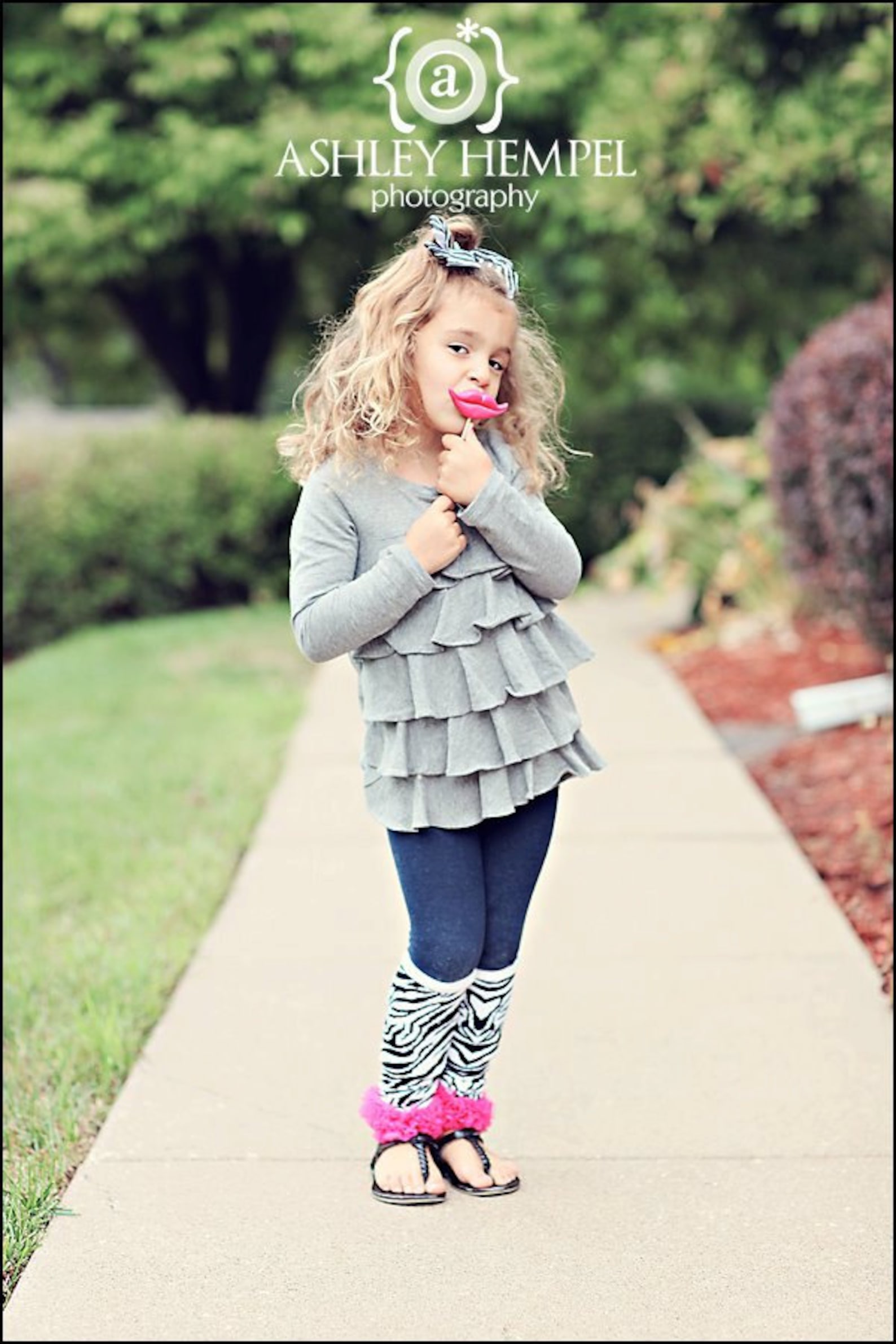 Smile Prop on a Stick the Coquette Choose RED or PINK | Etsy