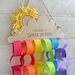 Birthday Countdown - Personalized Bright Rainbow Paper Chain Paint ...