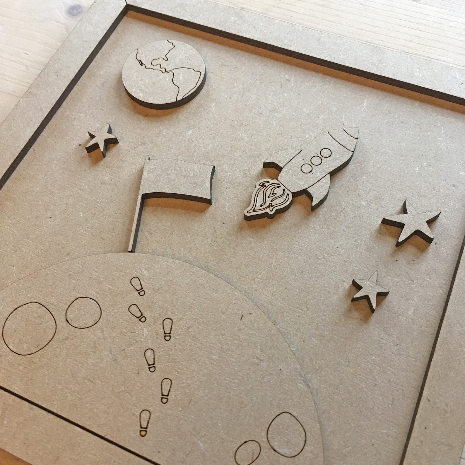 Outer Space Painting Crafts Unifinished Kits Ready to Be | Etsy