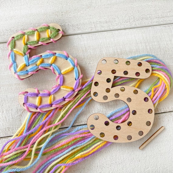 Number Craft Kit - Great for Birthdays - Yarn & Tools included! by ...