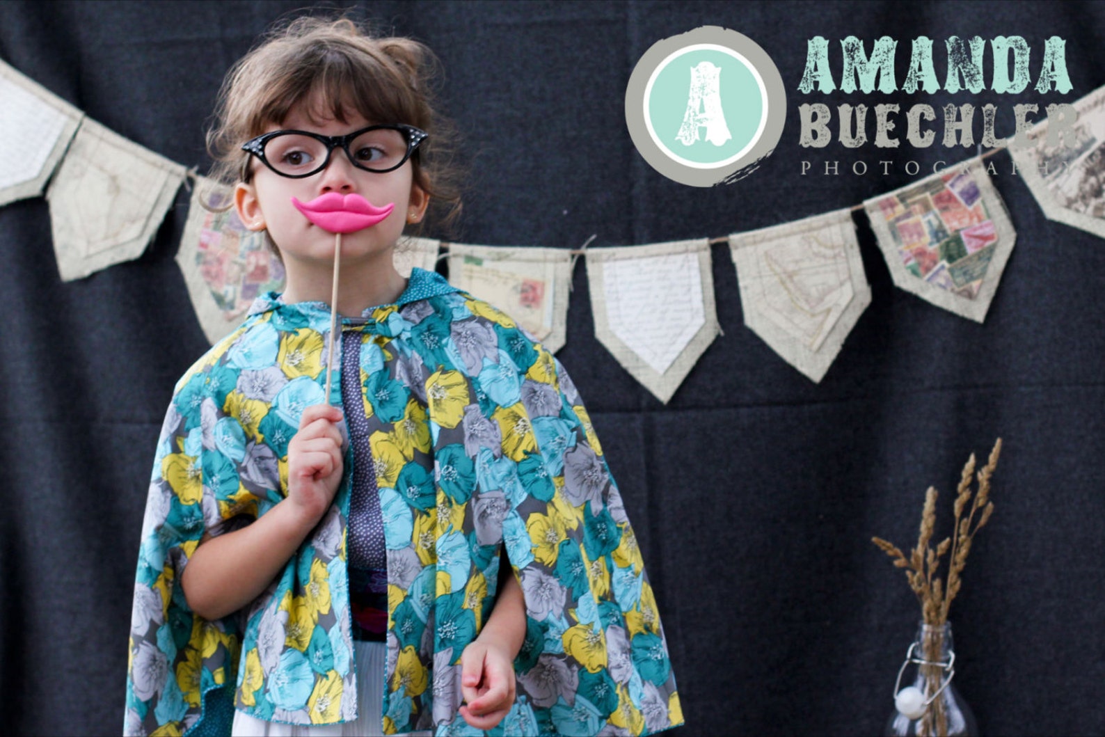 Smile Prop on a Stick the Coquette Choose RED or PINK | Etsy