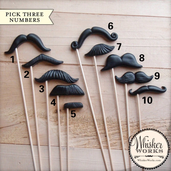 Mustache on a Stick - Etsy