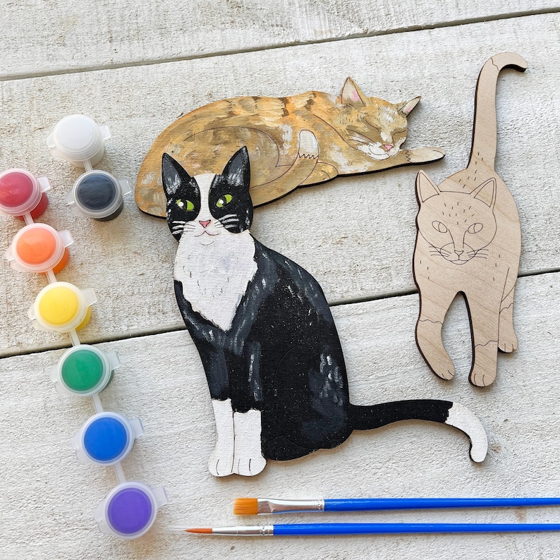 Cat Lovers Collection - Craft Kit for Kids & Adults - Etsy