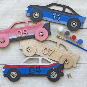 Race Car Paint Kits - Racing Themed Birthday Party Craft Kit - All ...