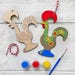 Portuguese Rooster of Barcelos Ornament Craft Kit: Group or Individual ...