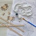 Glow-in-the-dark Spiderweb Craft Kit - Paint and Yarn Included - Etsy