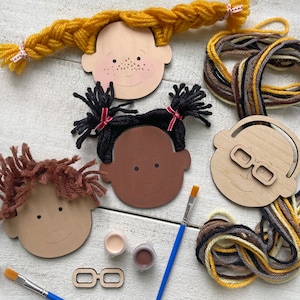 MAKE A FACE - Self-portrait Craft Kit - Diversity Lesson for Kids ...