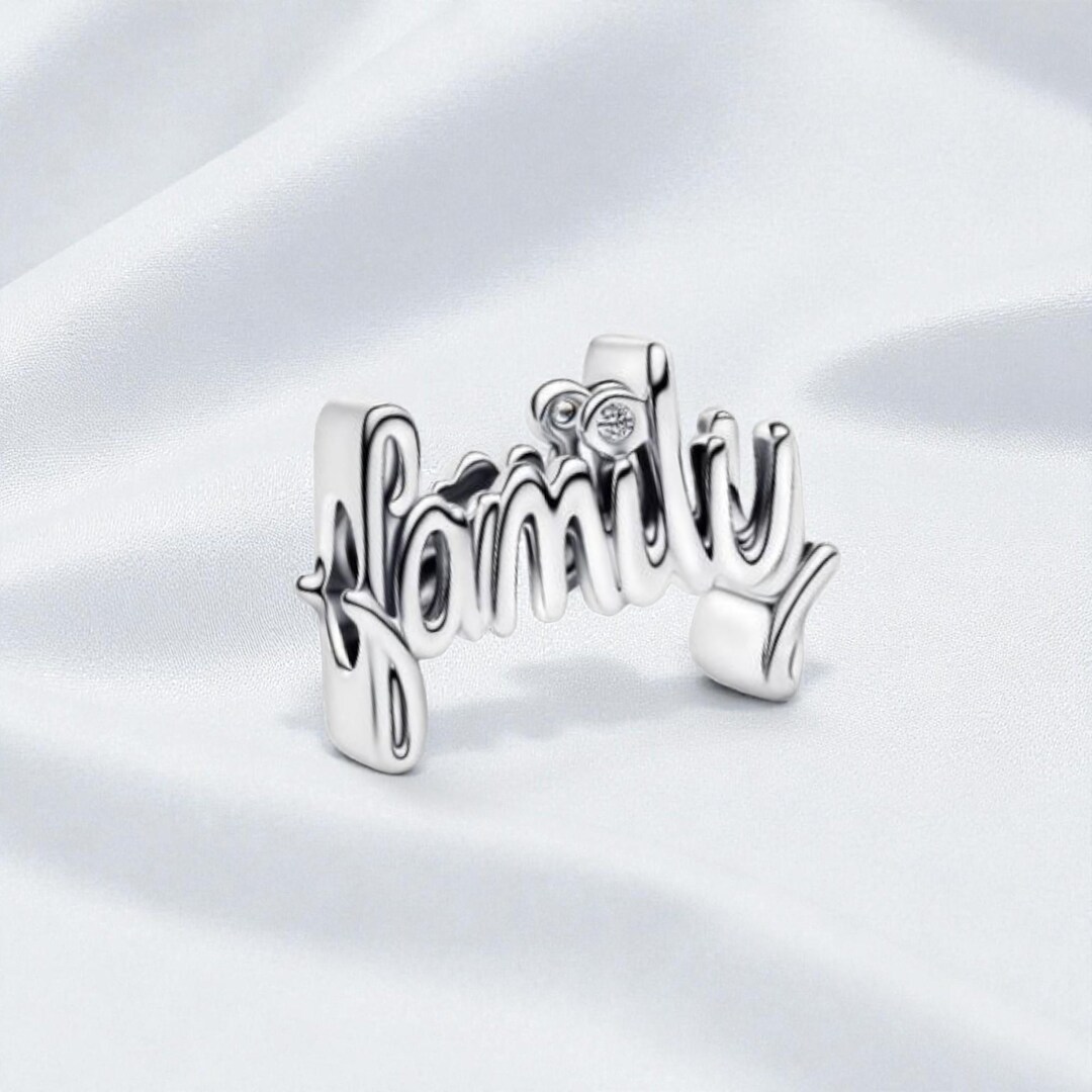 Handwritten Family Charm, Personalised Accessory, Gift for Loved Ones ...