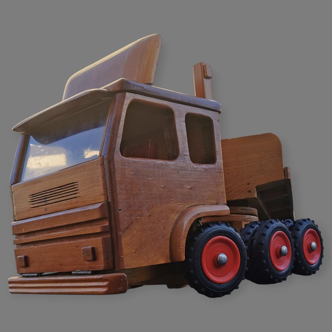 A Huge Vintage 20th Century Scratch Built Truck / Lorry & Flatbed ...