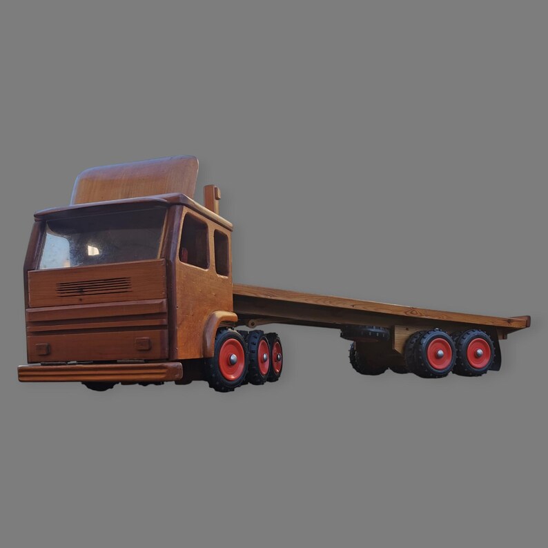 A Huge Vintage 20th Century Scratch Built Truck / Lorry & Flatbed ...