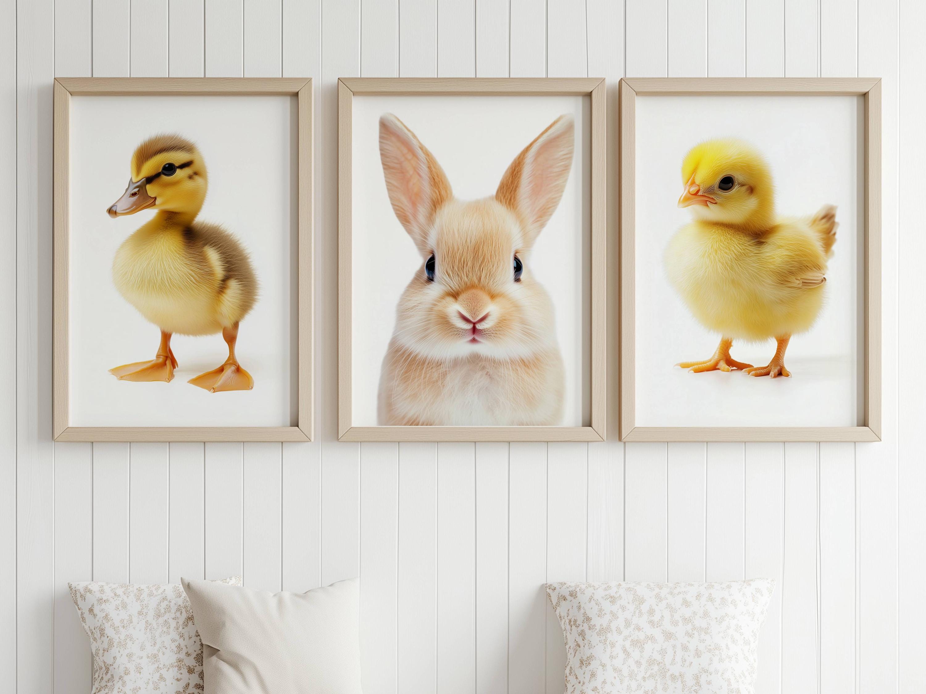 PRINTABLE Baby Farm Animal Nursery Collection, Mix and Match Bundle ...