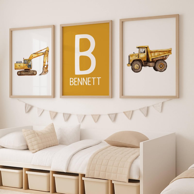 Boys Name Art Work - Etsy