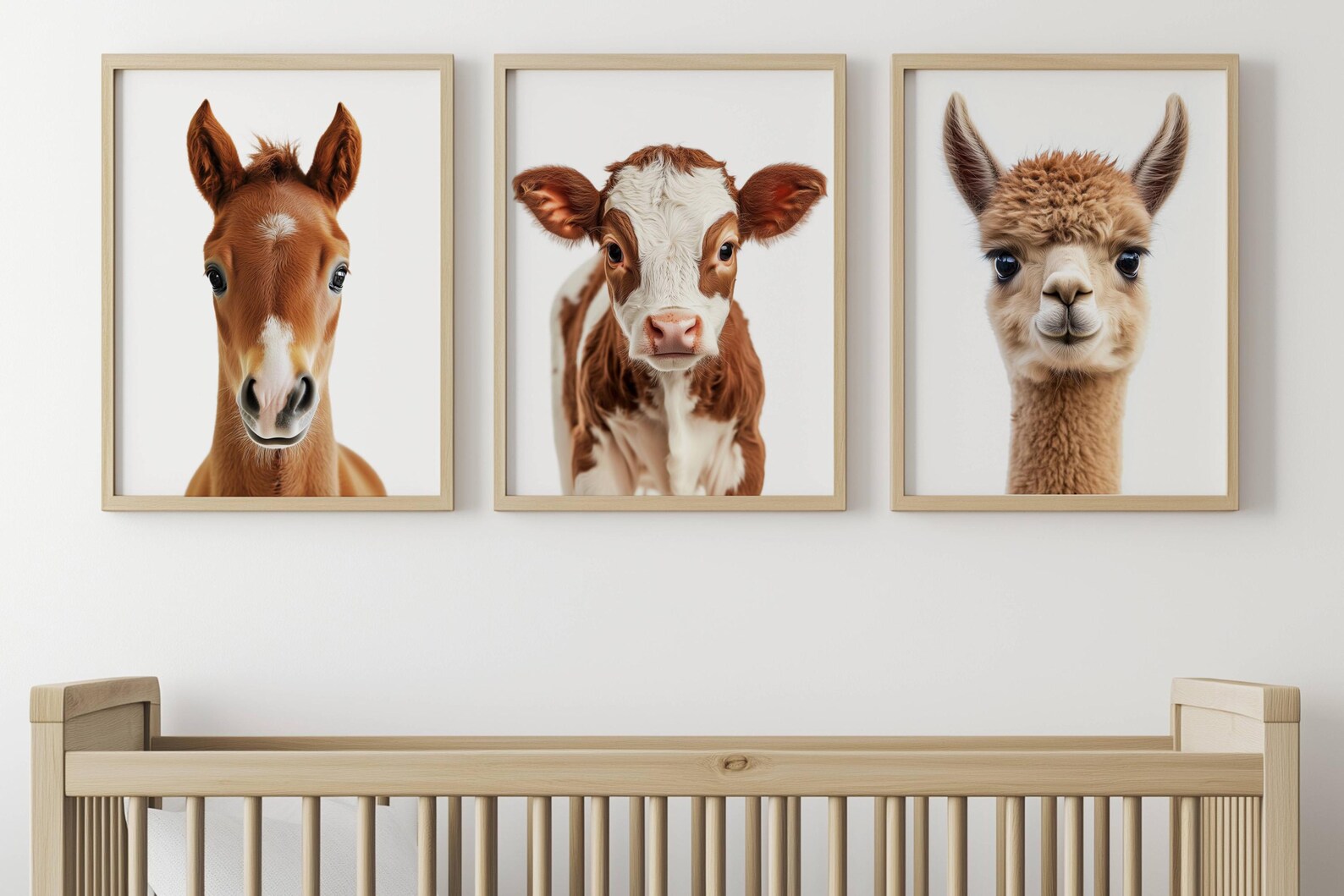 PRINTABLE Baby Farm Animal Nursery Collection, Mix and Match Bundle ...