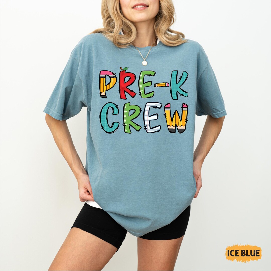 Pre-k Crew Shirt - Preschool Team Shirt - Preschool Teacher Gift - Team ...