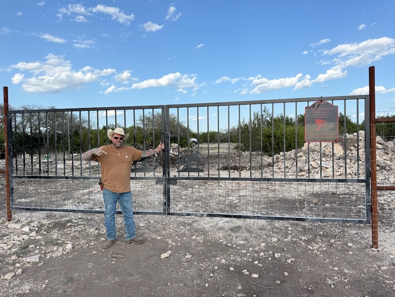 Ranch Gates: Handmade Metal Swinging or Sliding Farm Estate or Business ...