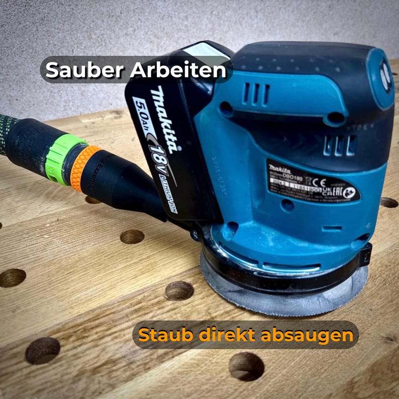 Adapter for Makita Orbital Sander | Fits Festool D27 & D36 Hoses | 3D ...