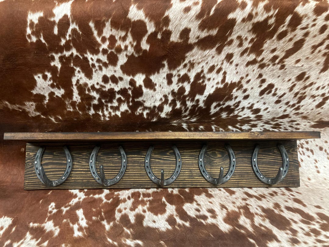 Western Coat Rack With Shelf - Etsy