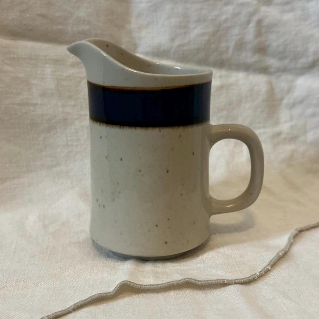 Rainbow Stoneware Creamer - Etsy