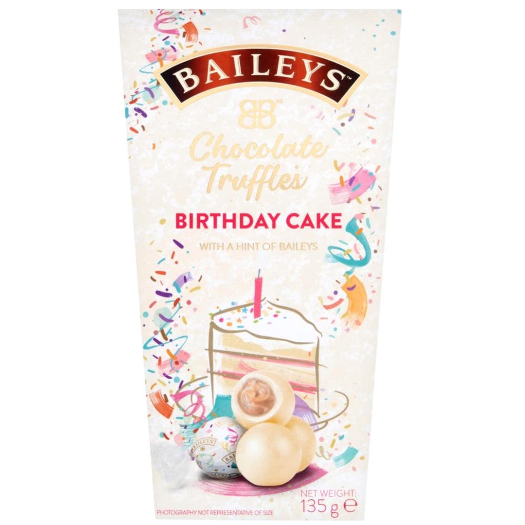 Baileys Chocolate Truffles Birthday Cake, Decadent 135g Treat for Celebrations, Perfect Gift for ...