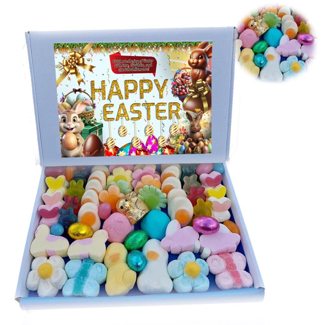 Personalised Easter Sweet Box |easter Pick N Mix Box |easter Gift ...