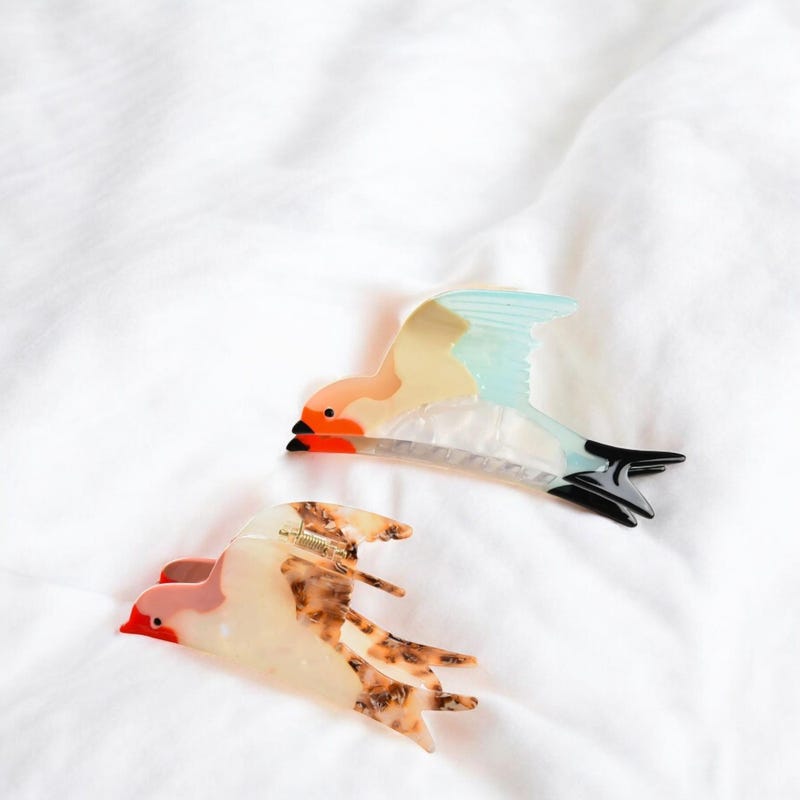 Bird Hair Clip - Etsy