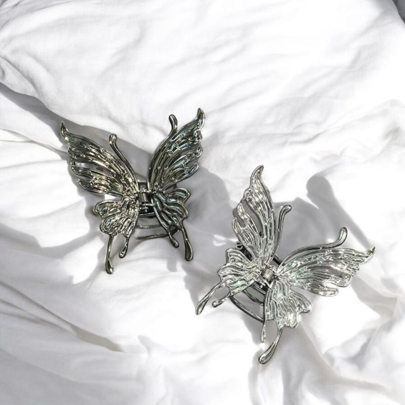 Butterfly Hair Clips - Etsy