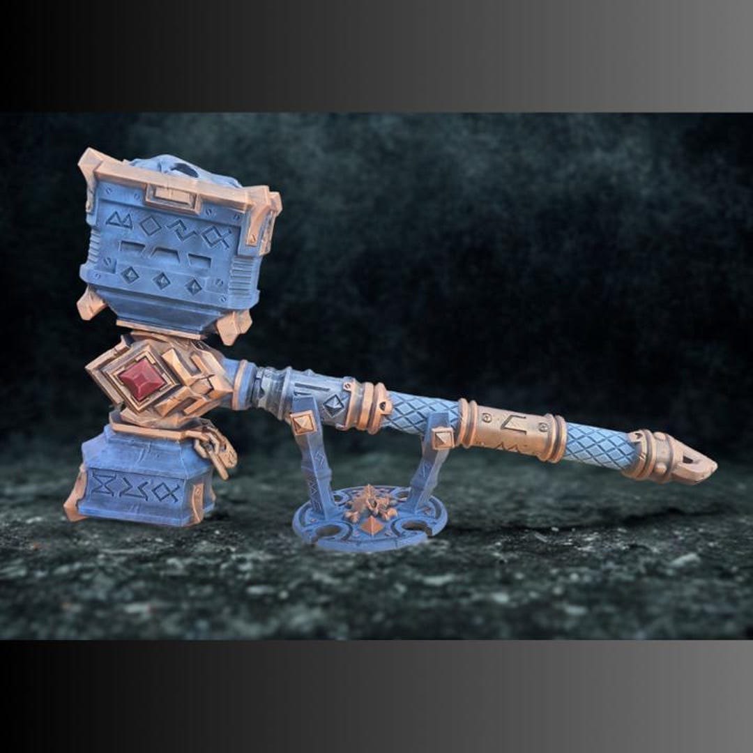 Winter Fang – Wolf Clan War Hammer | 3D Printed Prop | Cosplay ...