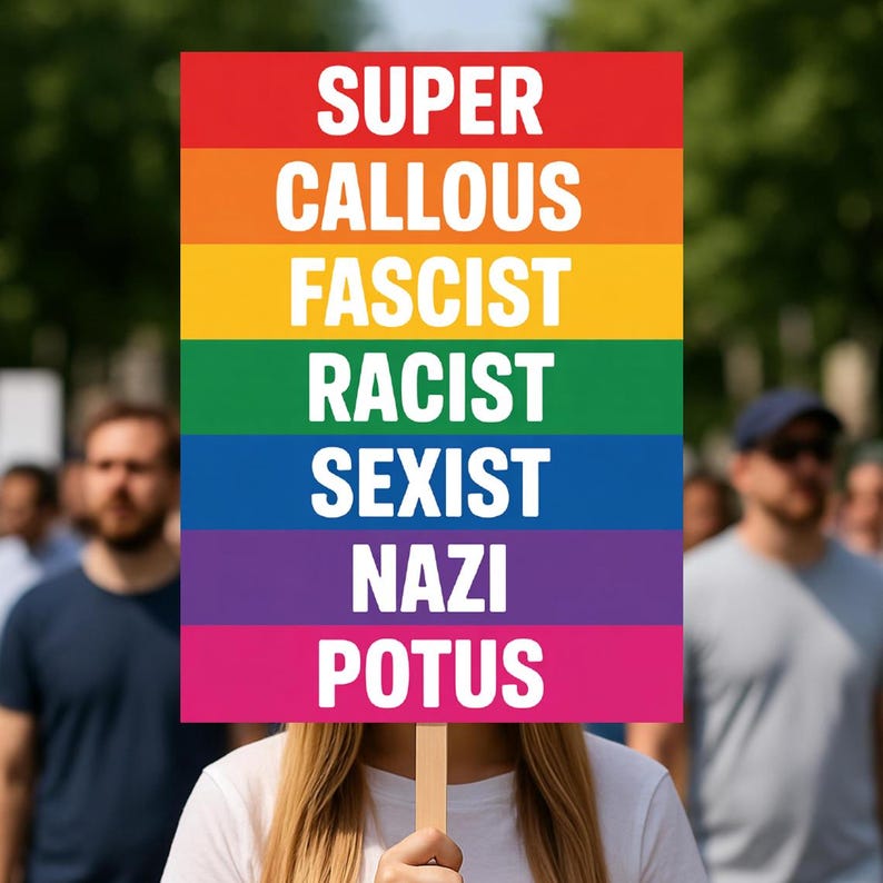 Anti-trump Protest Signs Bundle: No Kings Printable, Resist, Defend ...