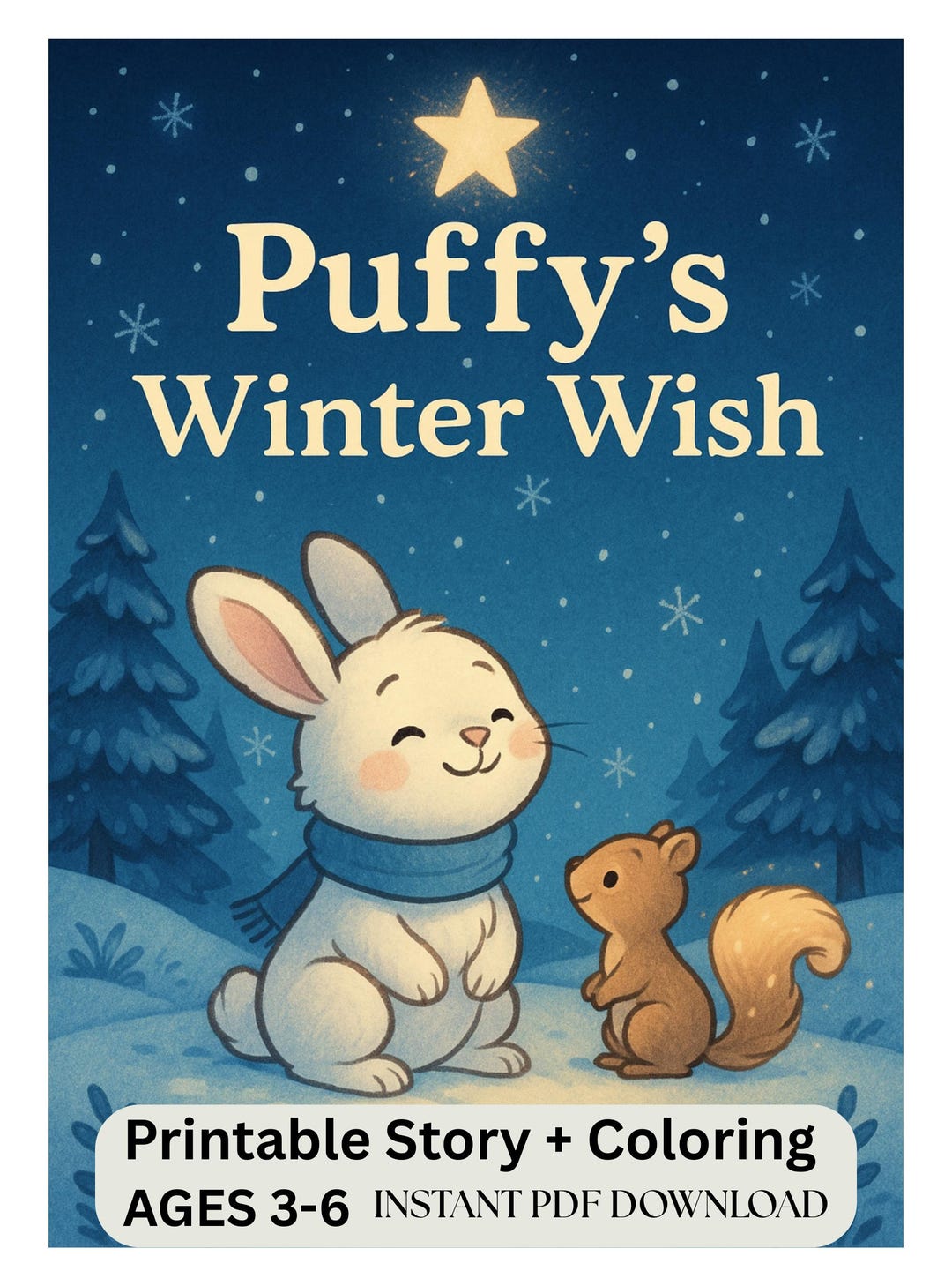 Puffy’s Winter Wish | Printable Story for Kids | Preschool Storybook ...