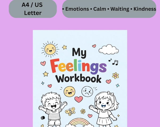 Social-emotional Skills Workbook - Feelings & Behavior Activities for ...
