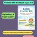 Calm Corner Kit Printable | Anger Management & Big Feelings Workbook ...
