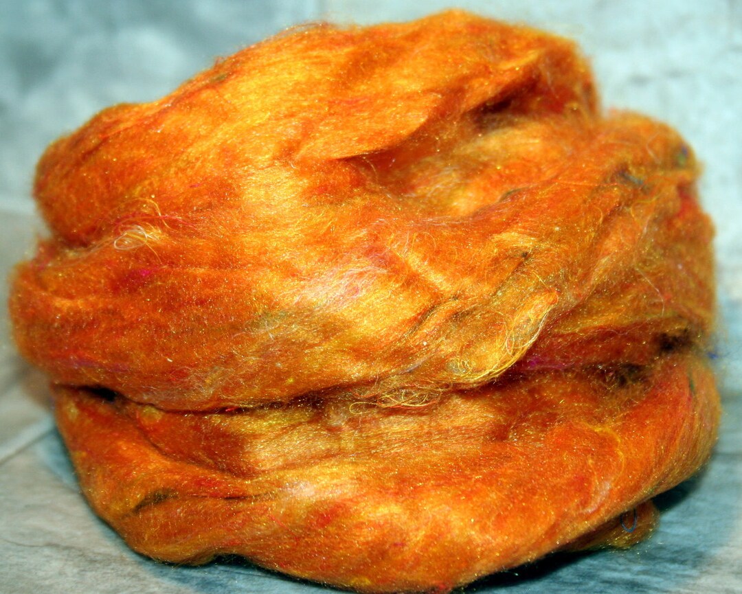 Sarisilk Blended Silk Waste, Felting Silk, Recycled Silk Waste, Felting ...