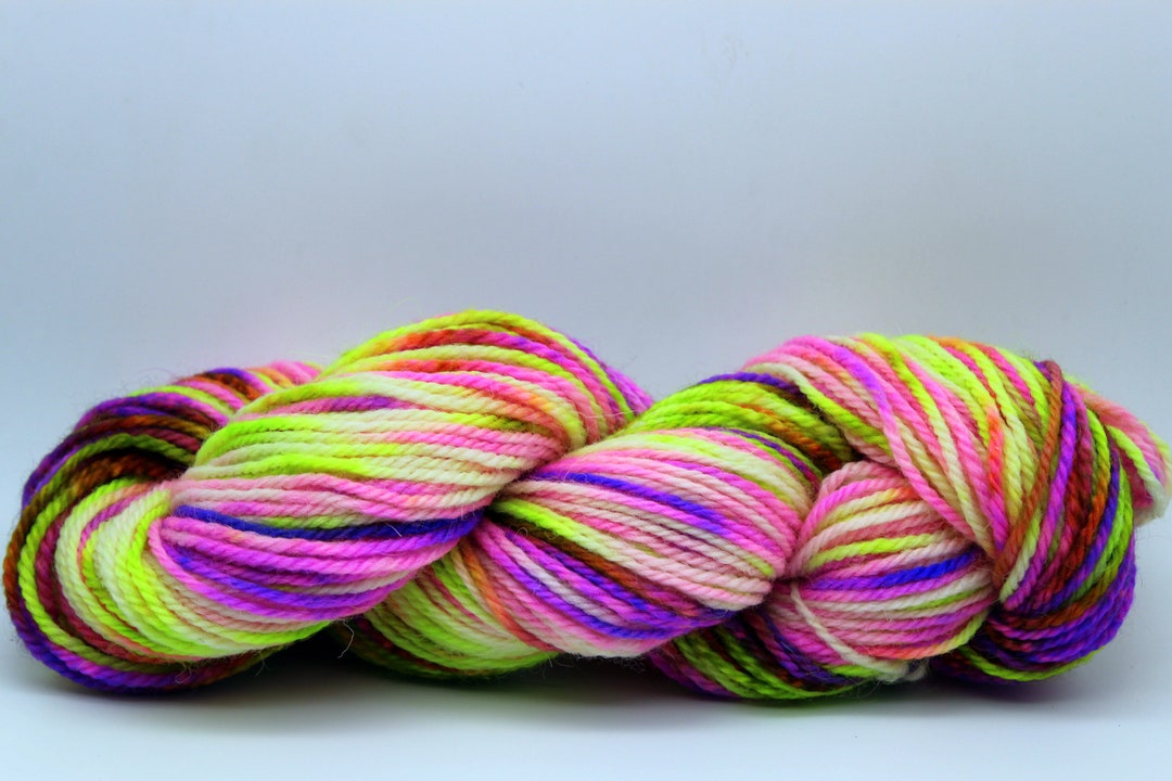 Handdyed Superwash Merino, Columbia, CVM, Romney Worsted Wool Yarn ...