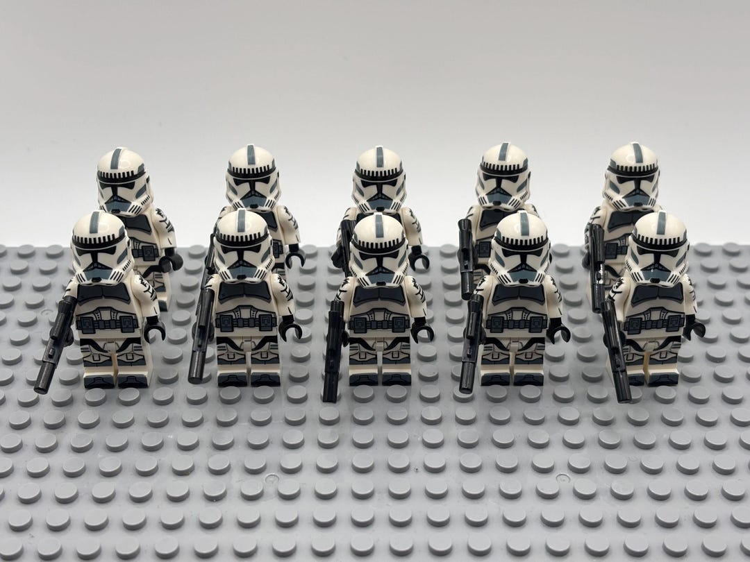 104th Wolfpack Clone Troopers, Custom Made Lego, Custom Prints, Lego ...