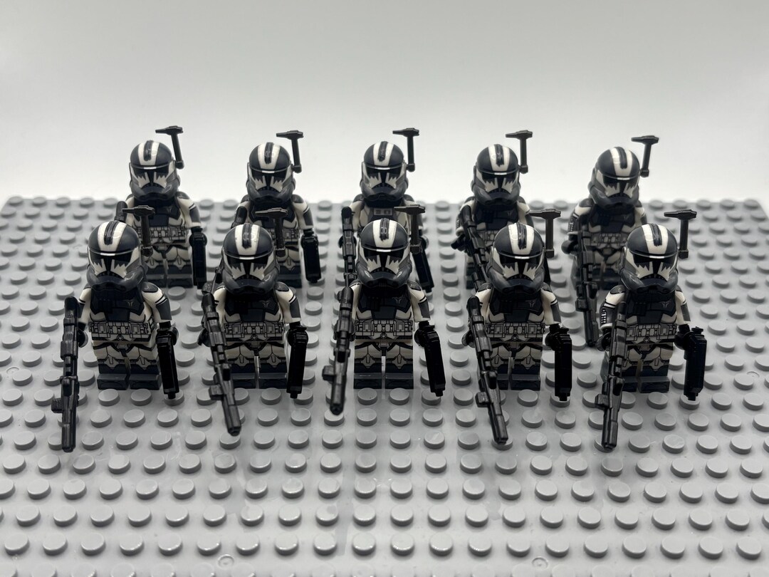 104th Wolfpack Clone Troopers, Custom Made Lego, Custom Prints, Lego ...
