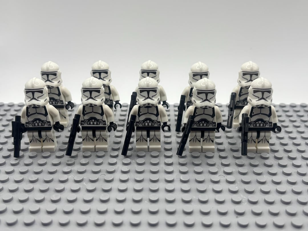 10x Phase 2 Clone Troopers, Custom Made Lego, Custom Prints, Lego Clone ... 10x Phase 2 Clone Troopers, Custom Made Lego, Custom Prints, Lego Clone ...