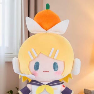 Kagamine Len & Rin Plushie Set, Kawaii Vocaloid Twins | Hatsune Miku ...