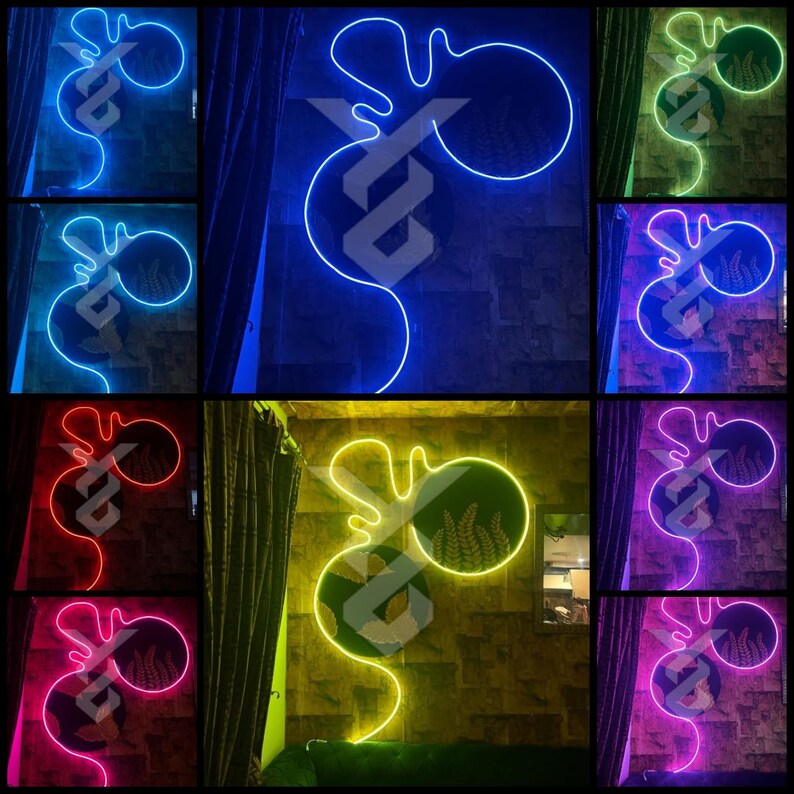 Neon Flex RGB Strip Light | RGB Wall Adhesive Neon Strip | Multi ...