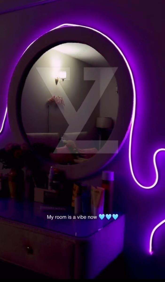 RGB Neon LED Strip Light | Wall Adhesive Color Changing LED Light ...