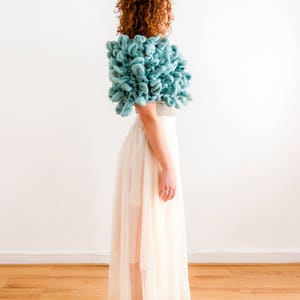 Winter Wedding Bride Shawl Shrug Loopy Body Snood - Etsy